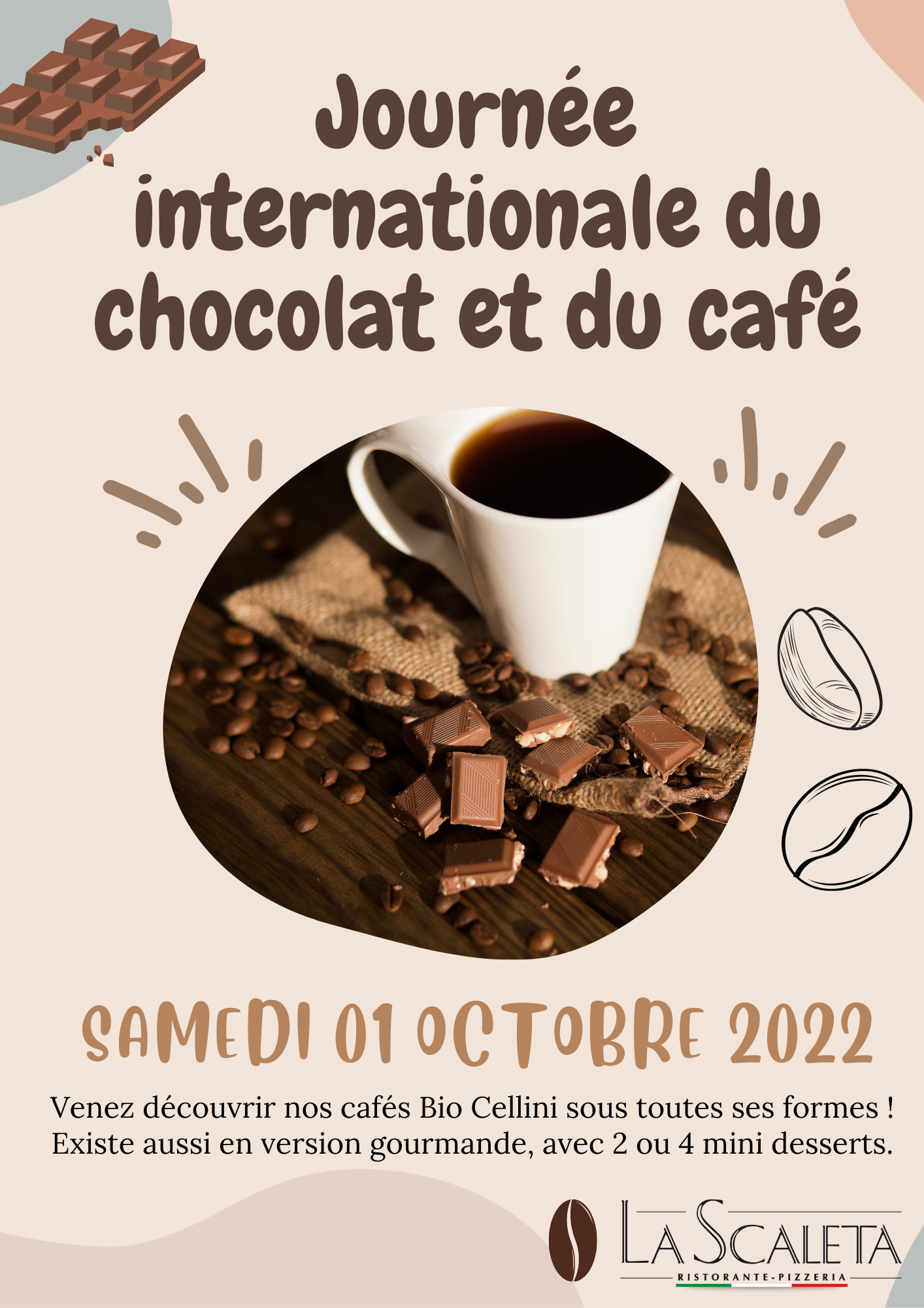 Journée internationale du chocolat et du café - La Scaleta